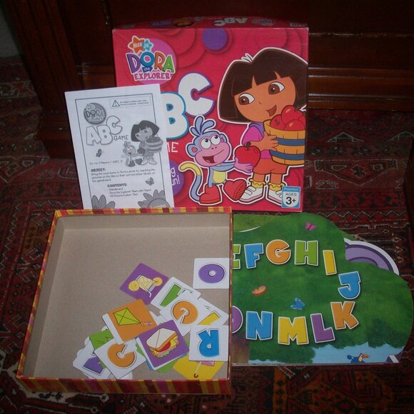 Milton Bradley | Toys | Dora The Explorer Abc Game Nick Jr Milton ...